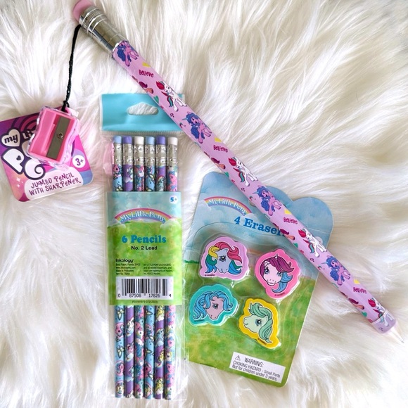My Little Pony | Office | My Little Pony Pencil Set Of 6 Giant Pencil ...
